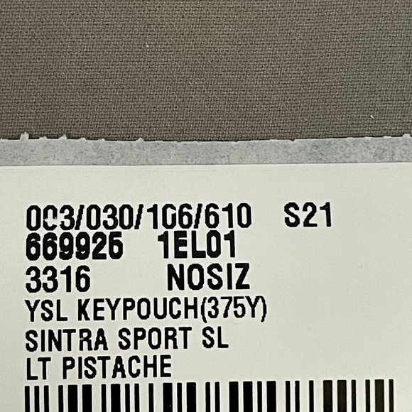 Saint Laurent | Accessories | Saint Laurent Triangle Ysl Quilted Pouch ...